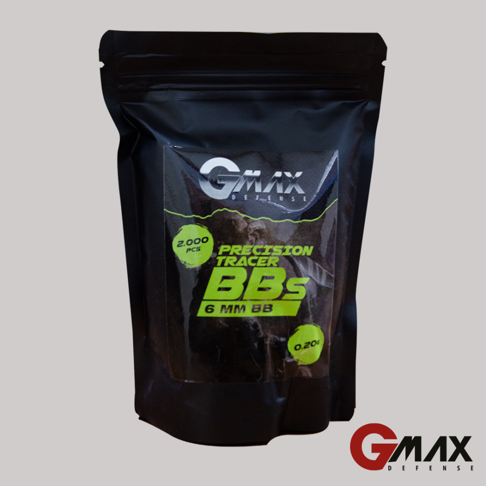 GMAX 0.20 GR Tracer BB 6mm Airsoft BB - GMAX-50008